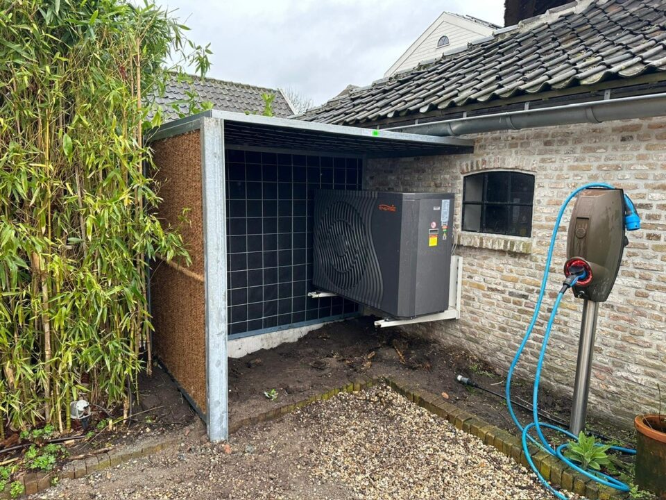 Omkasting warmtepomp | Modubar | Geluiddempende oplossingen