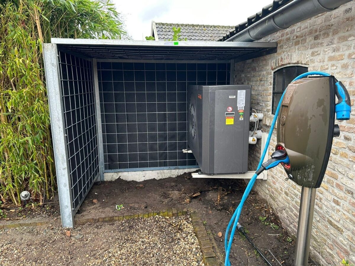 Omkasting warmtepomp | Modubar | Geluiddempende oplossingen